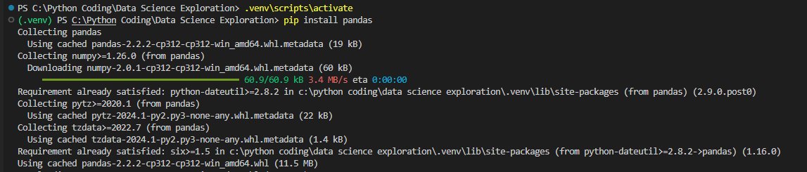 Data Science via VS Code. Part 2: Initial Libraries and Data Import
