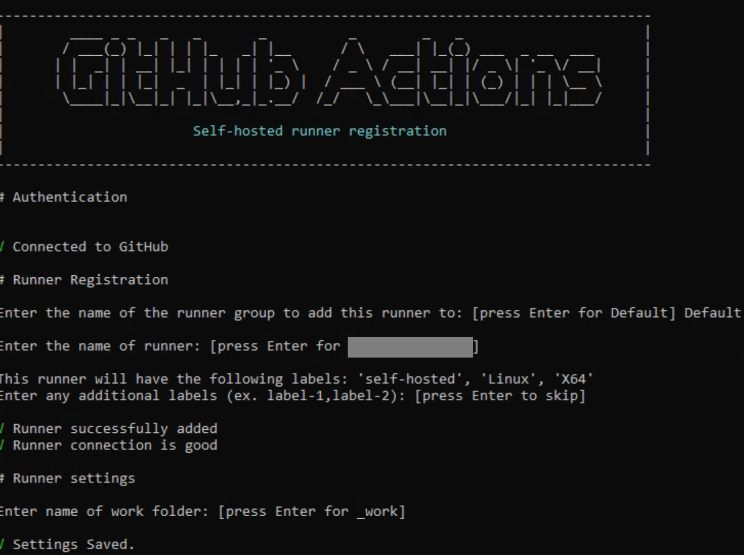 GitHub Self Hosted Runner on Ubuntu