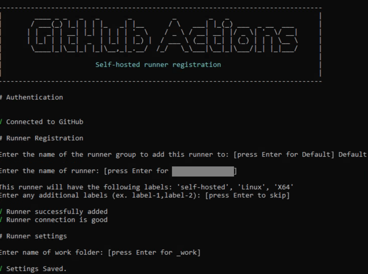 GitHub Self Hosted Runner on Ubuntu