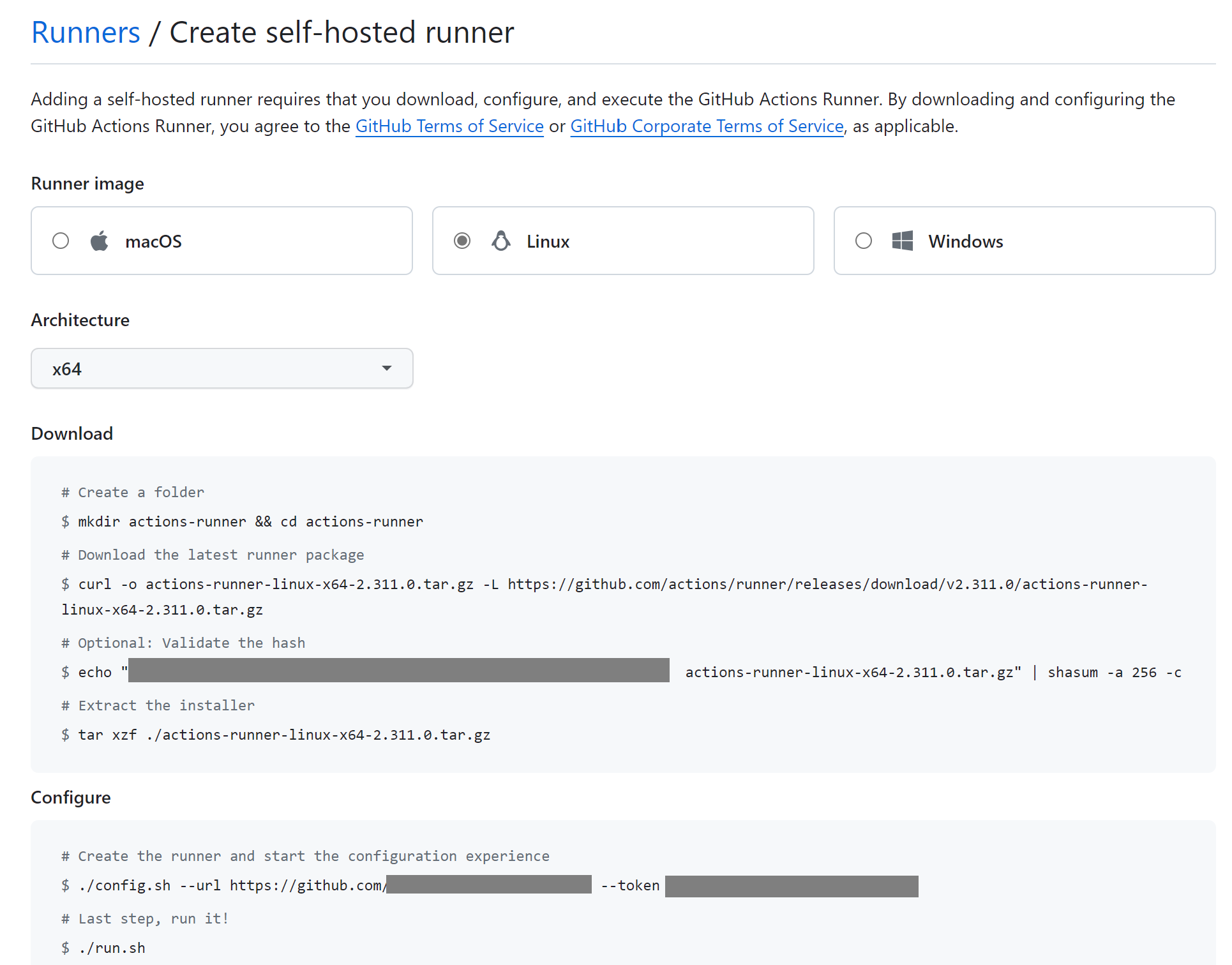 GitHub Self Hosted Runner on Ubuntu